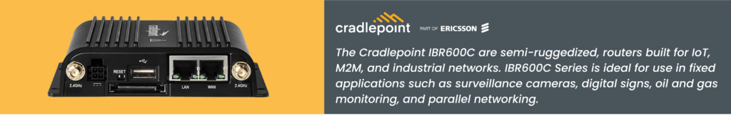 Cradlepoint IBR600C Antennas | Parsec Technologies