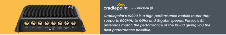 Cradlepoint R1900 Antennas | Parsec Technologies
