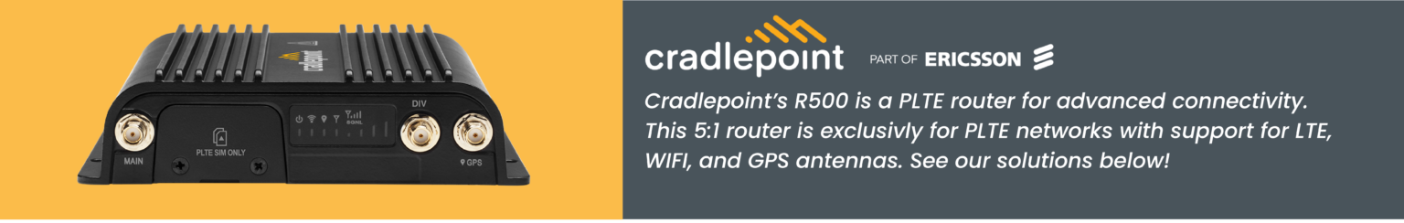 Cradlepoint R500 (PLTE) Antennas | Parsec Technologies