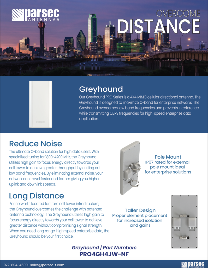 Product Highlight: Greyhound | Parsec Technologies